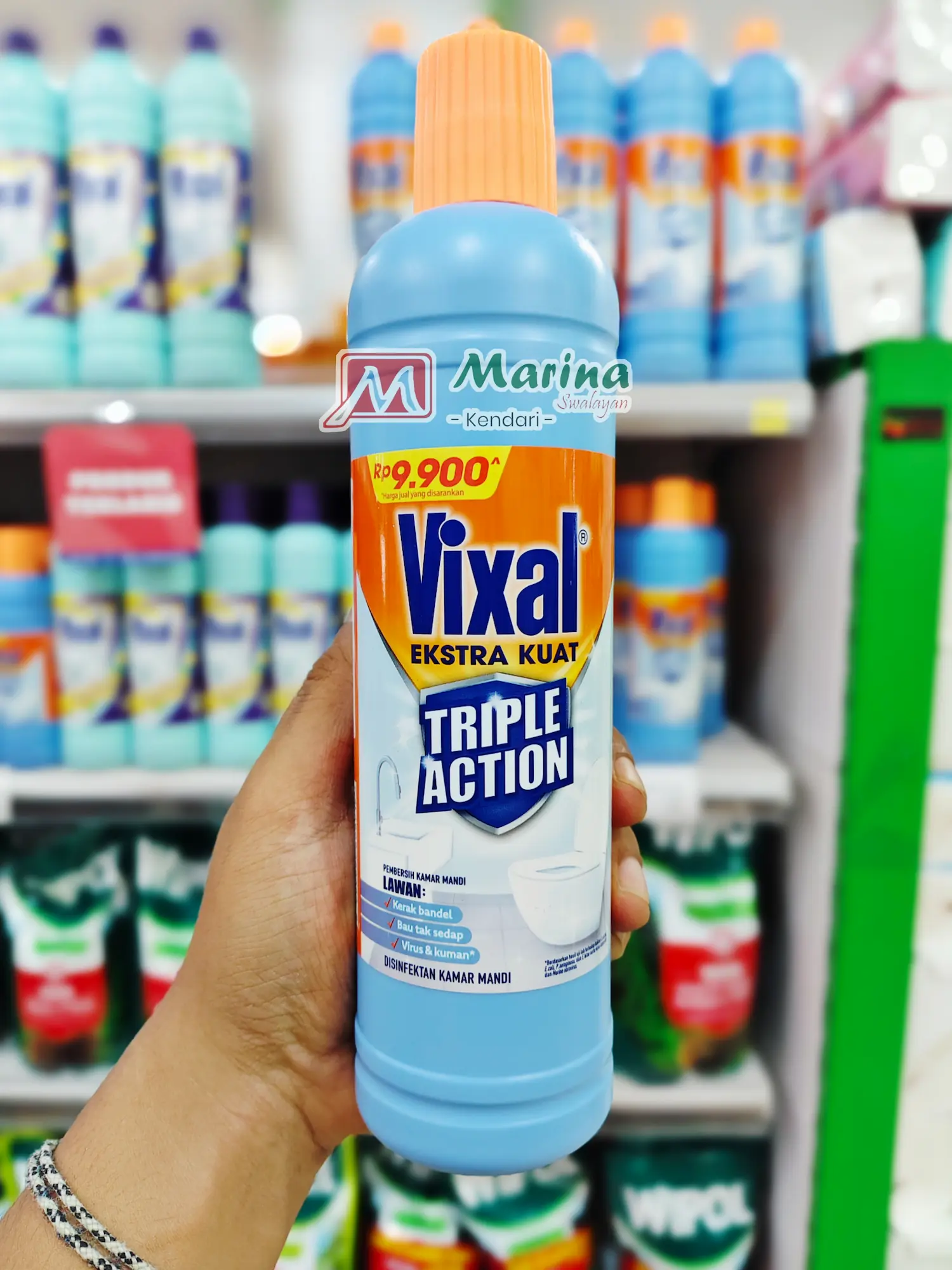 Vixal Ekstra Kuat Biru Btl 360ml - Marina Swalayan