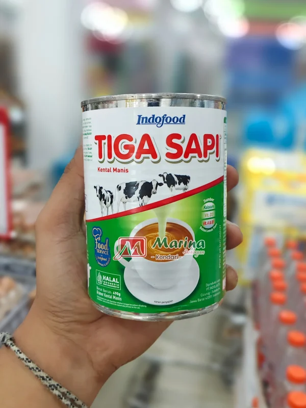 Tiga Sapi Krimer 490gr - Marina Swalayan