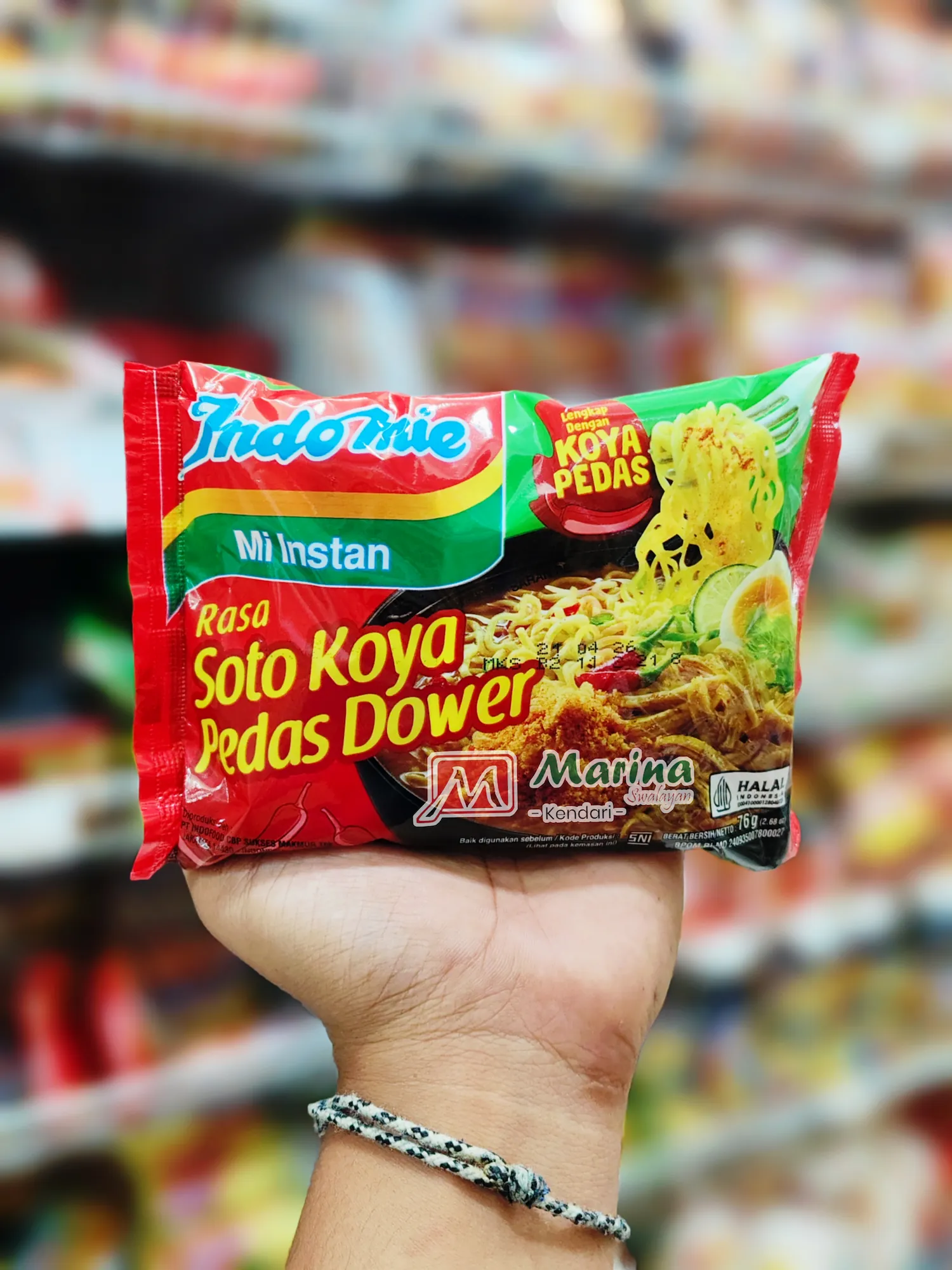 Indomie Soto Koya Pedas Dower 76gr - Marina Swalayan