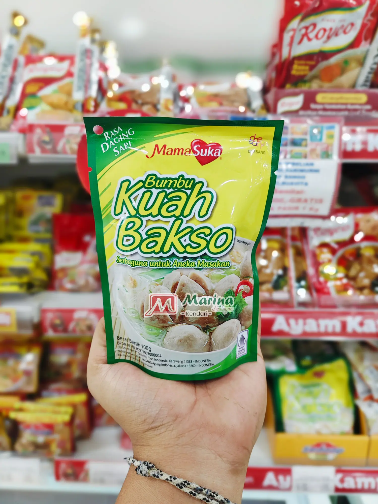 Mamasuka Bumbu Kuah Bakso 100gr - Marina Swalayan