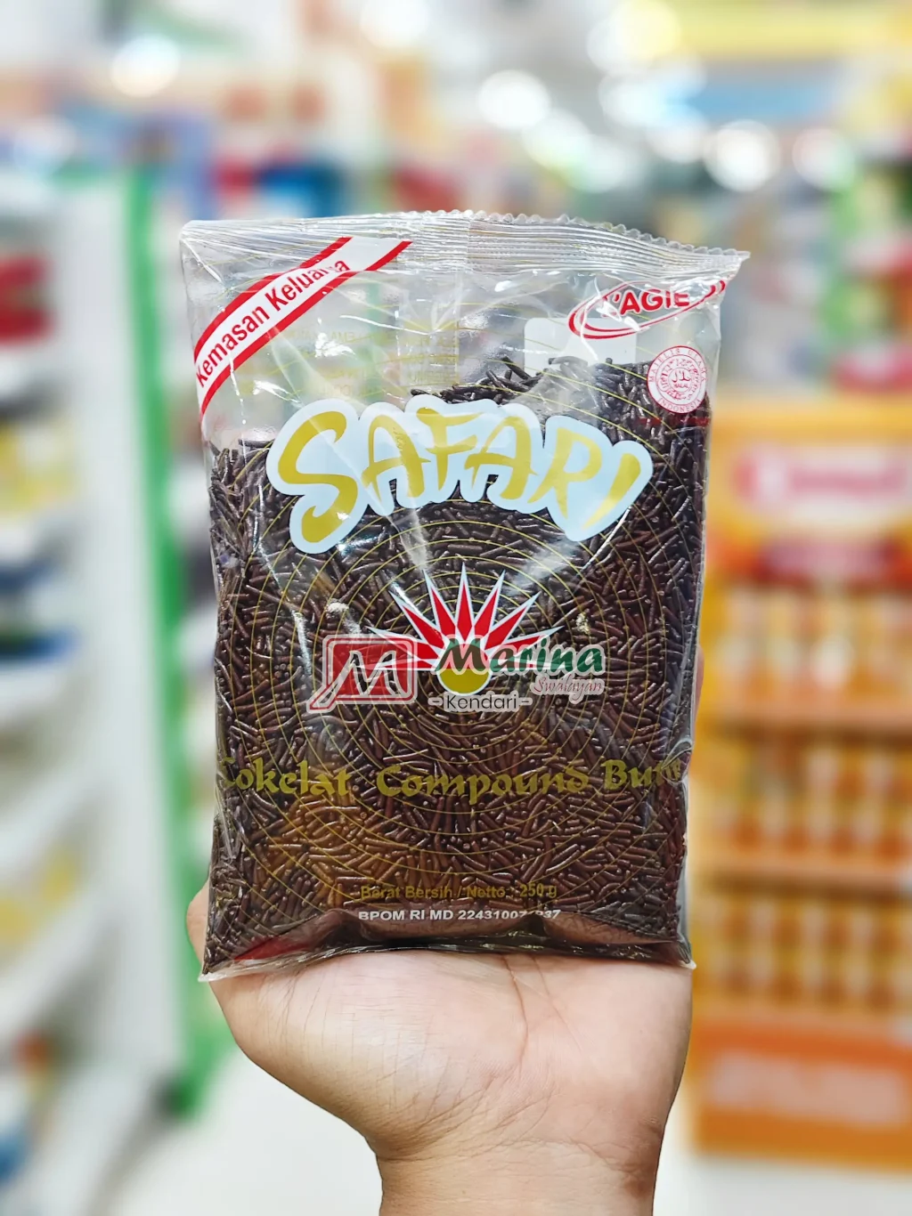 Safari Butir Coklat 250gr - Marina Swalayan